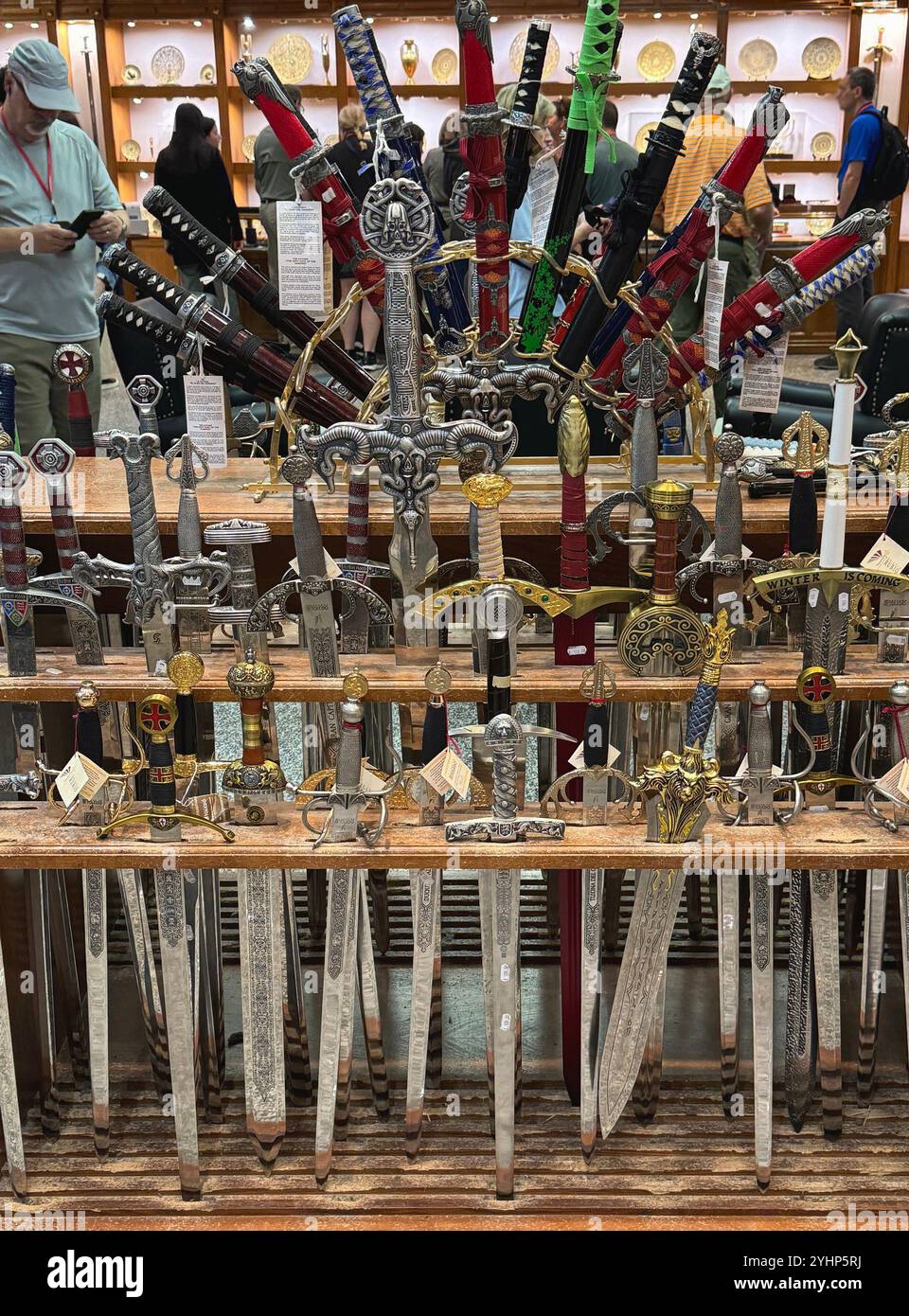 Sword store in Madrid, Spain, 2024 Stock Photo - Alamy