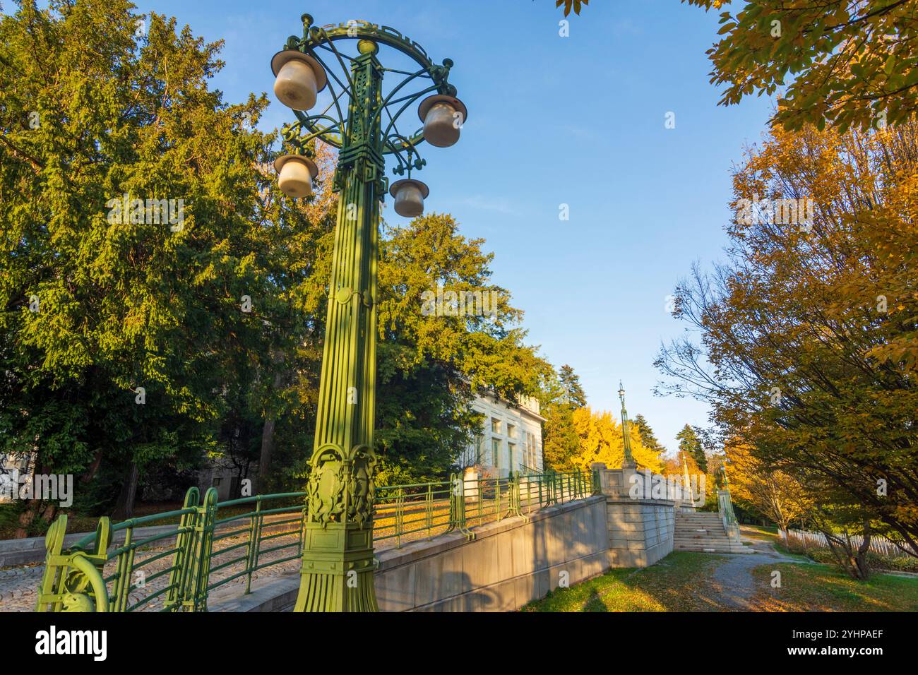 Vienna: Art Nouveau theater in Otto-Wagner-Spital (Otto Wagner Hospital ...
