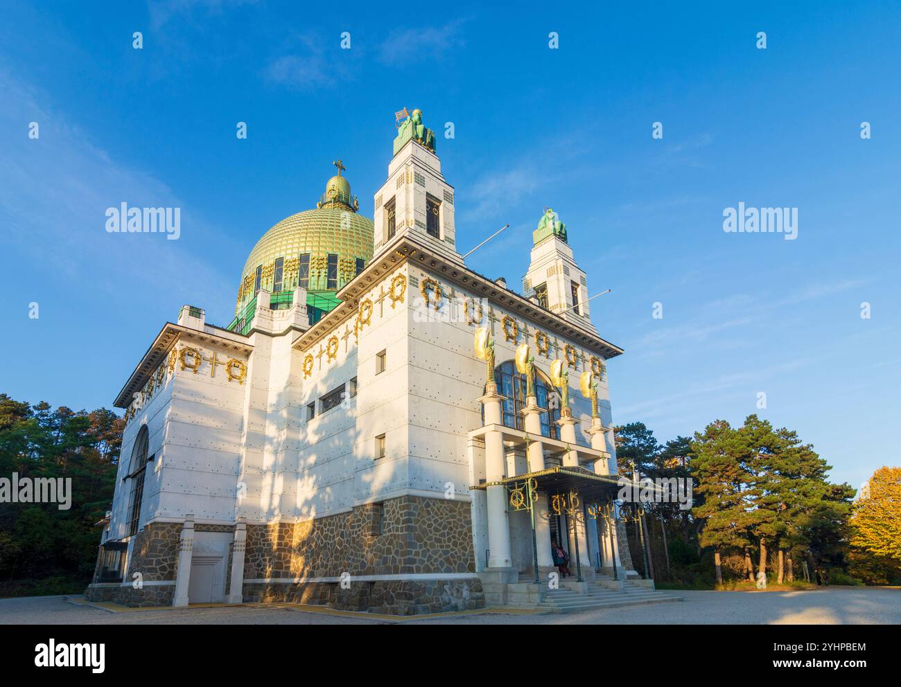 Vienna: church Kirche am Steinhof in Otto-Wagner-Spital (Otto Wagner ...