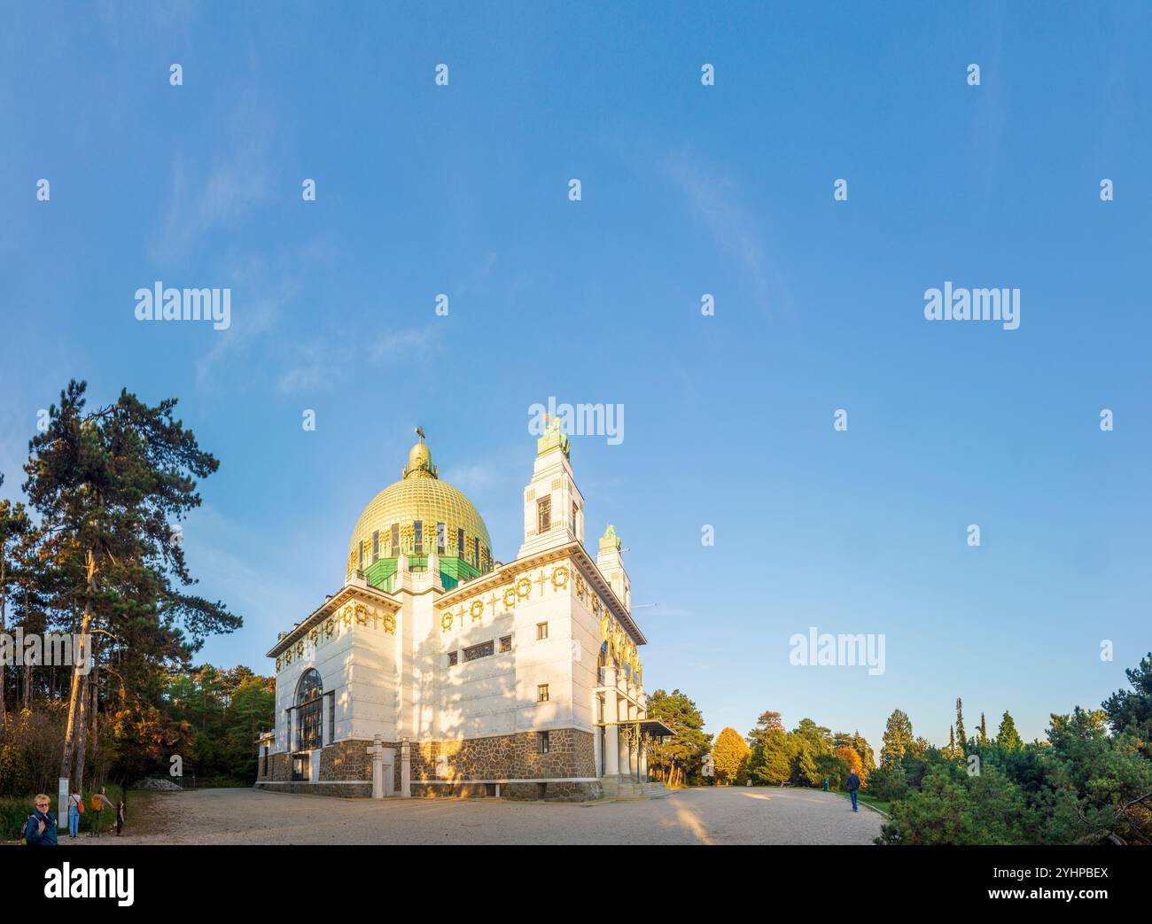 Vienna: church Kirche am Steinhof in Otto-Wagner-Spital (Otto Wagner ...