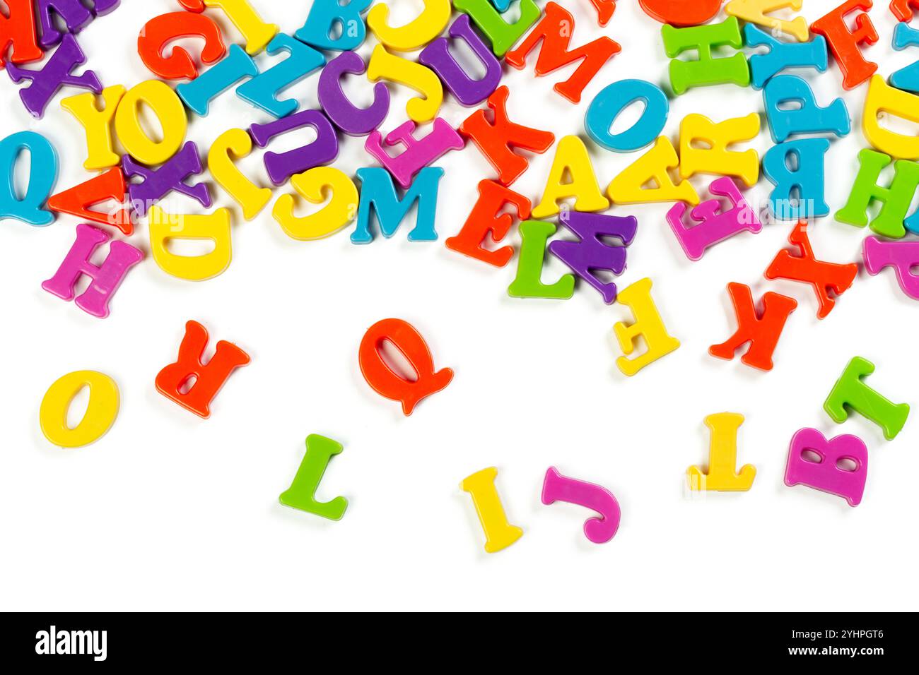 colorful toy alphabet letters Stock Photo - Alamy