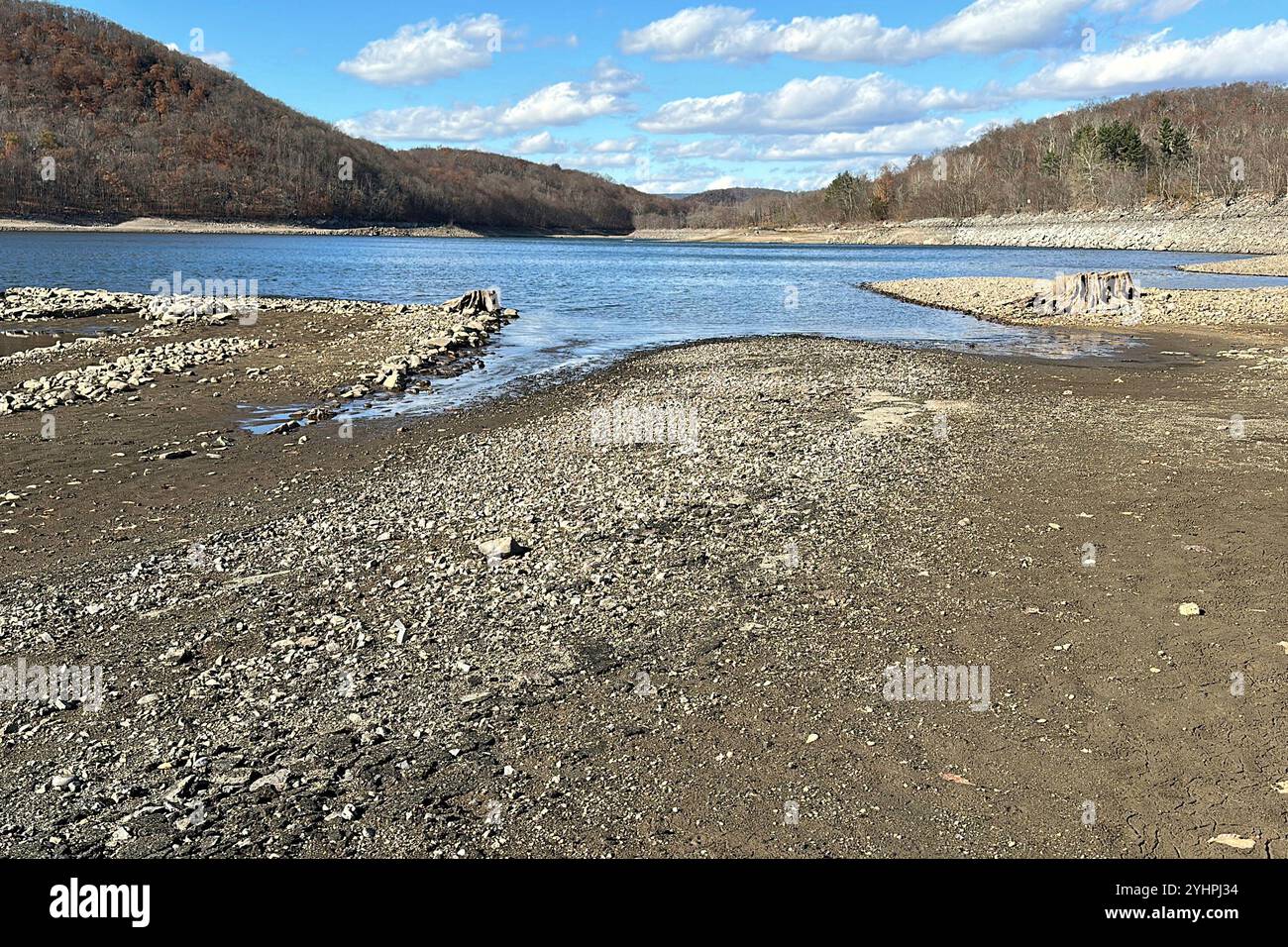 This Monday, Nov. 11, 2024 image shows the Wanaque Reservoir is in ...