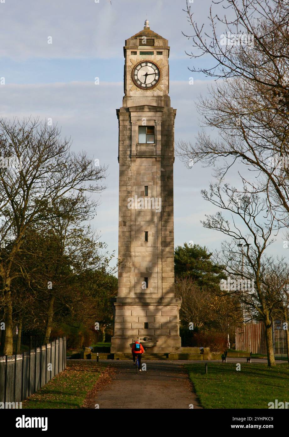 The Clock Tower in Stanley Park, Blackpool, Lancashire, United Kingdom ...