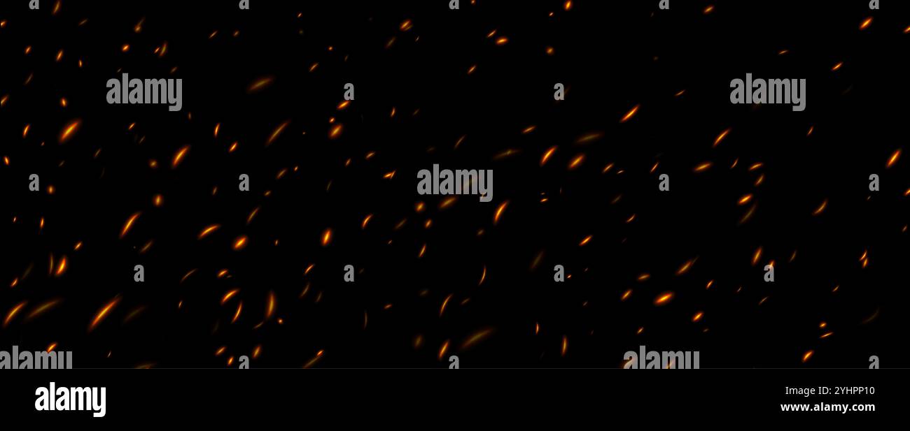 Fire sparks overlay Stock Vector Images - Alamy