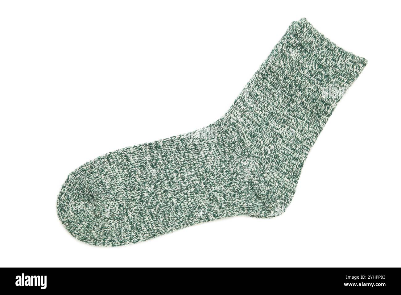 Pair striped green socks Cut Out Stock Images & Pictures - Alamy