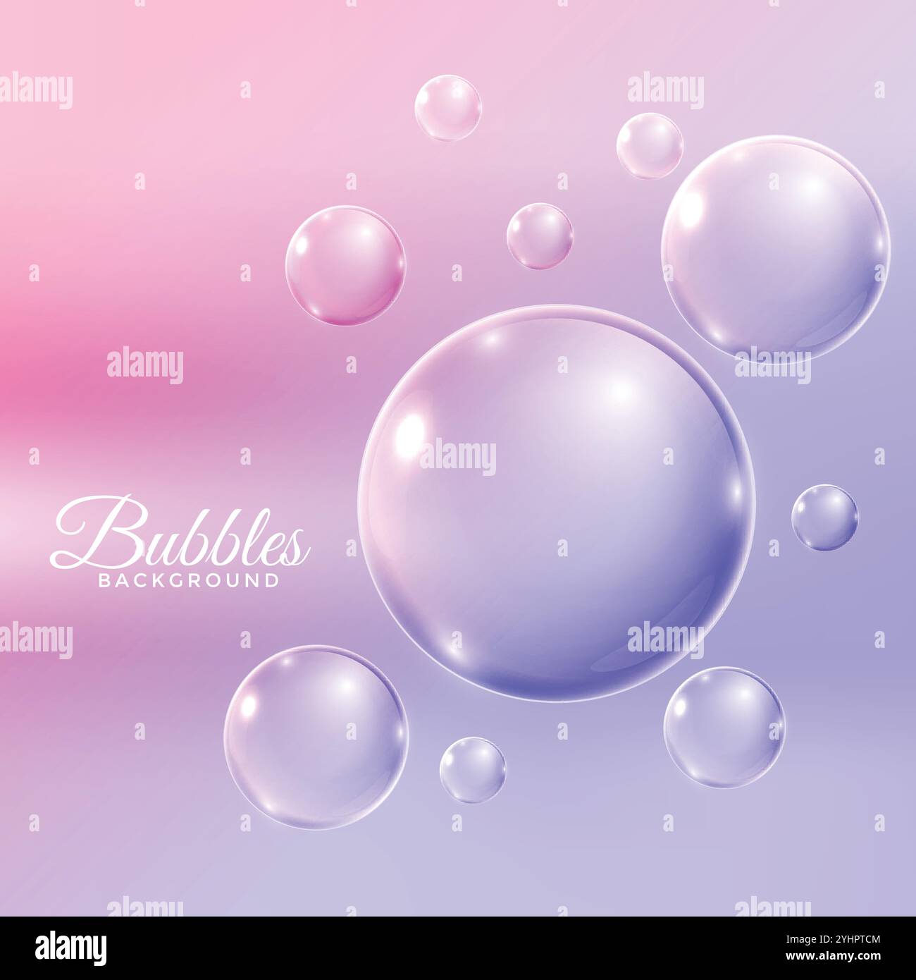Transparent water bubbles Stock Vector Images - Alamy