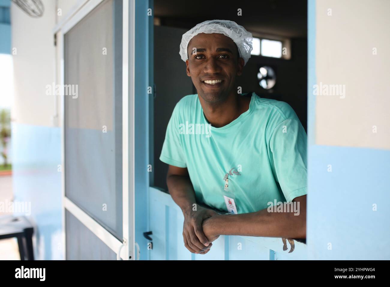Frutal, Brazil. 18th Jan, 2024. Carlos, an inmate from the male section ...