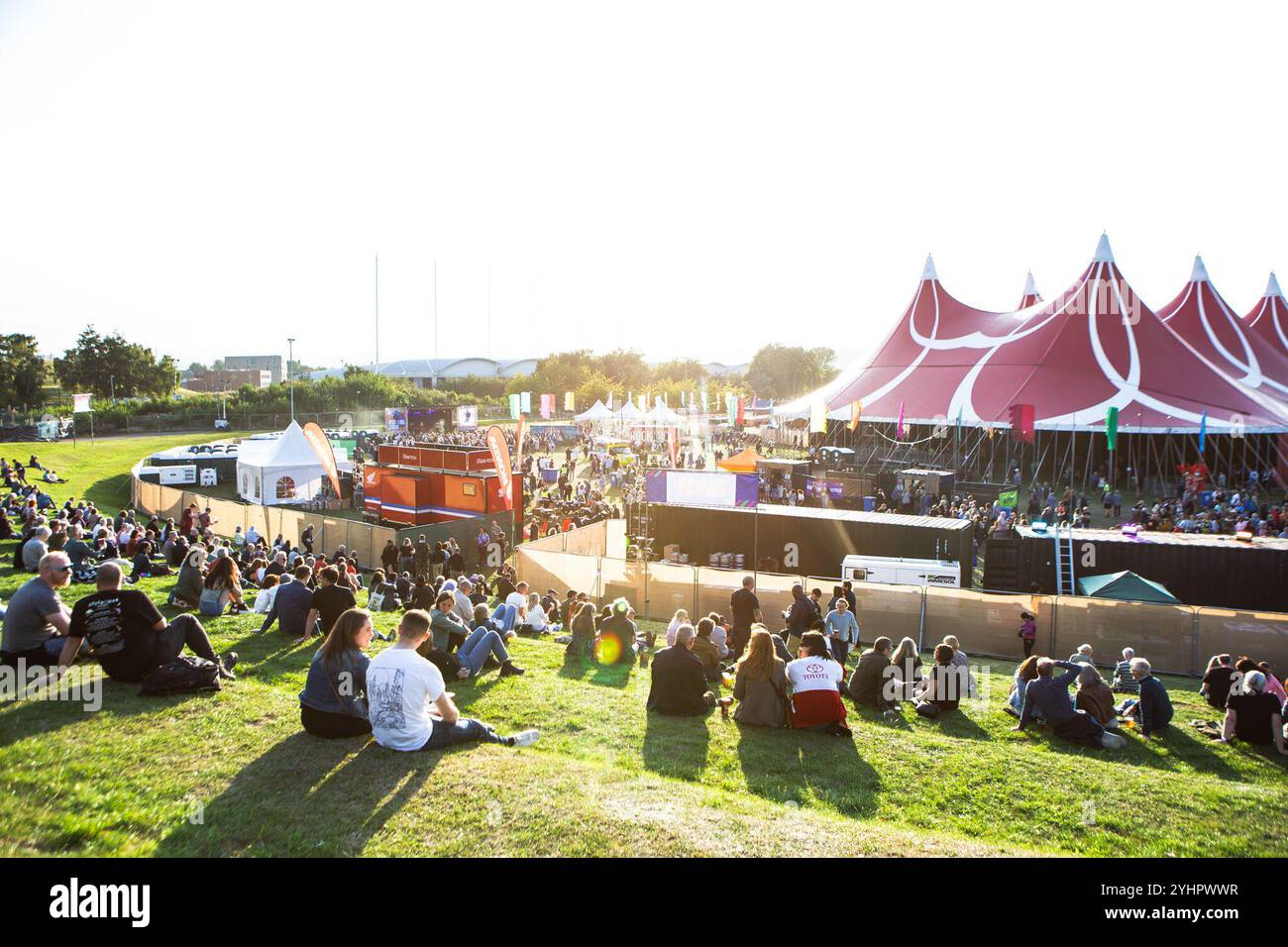 August 29, 2024: Fans soak up the sun and atmosphere at the 2024 Rock N ...