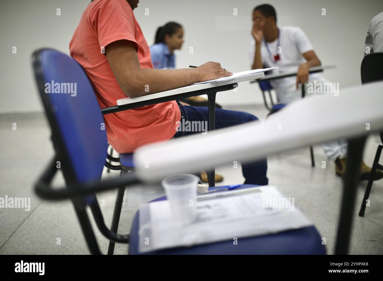 Frutal, Brazil. 18th Jan, 2024. A young inmate attends a vocational ...