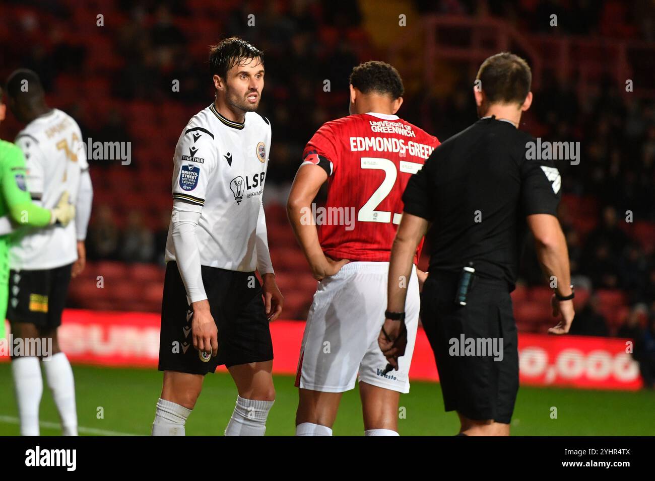 London, England. 12th Nov 2024. Carl Jenkinson during the Bristol ...
