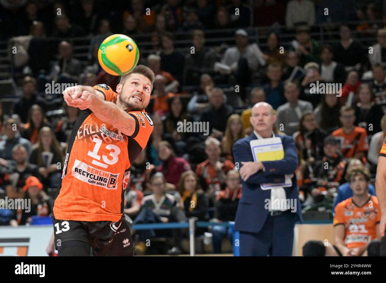 Berlin, Deutschland 12. November 2024: CL Volleyball - 2024/2025 ...