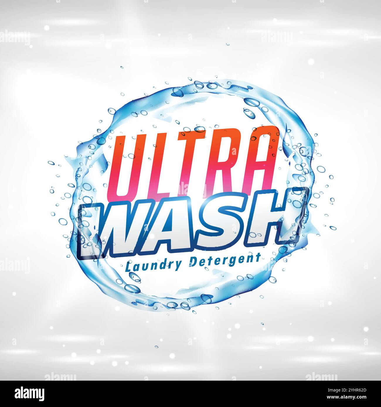 Laundry detergent product design packaging Stock Vector Images - Alamy