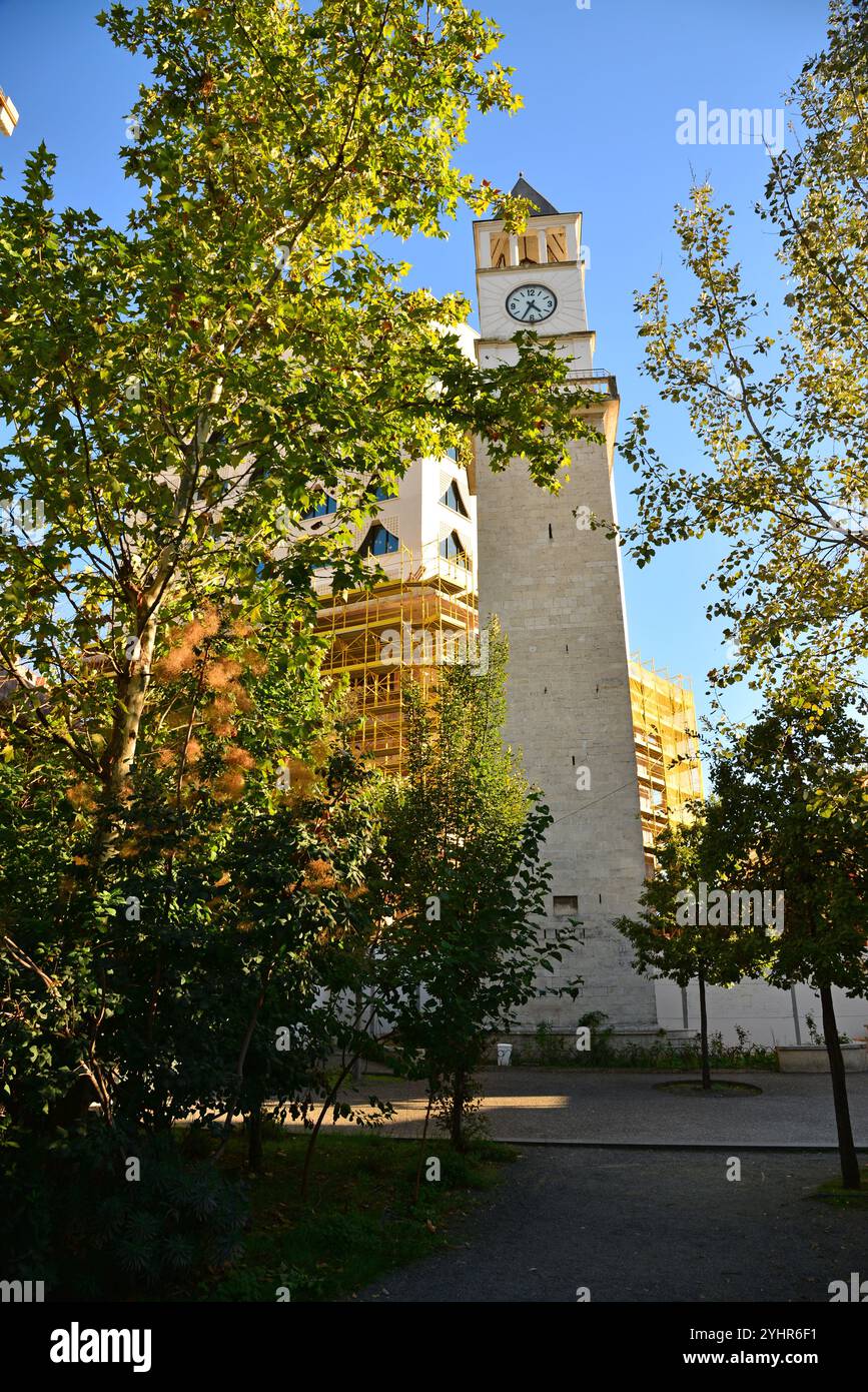 Tirana clock tower hi-res stock photography and images - Alamy