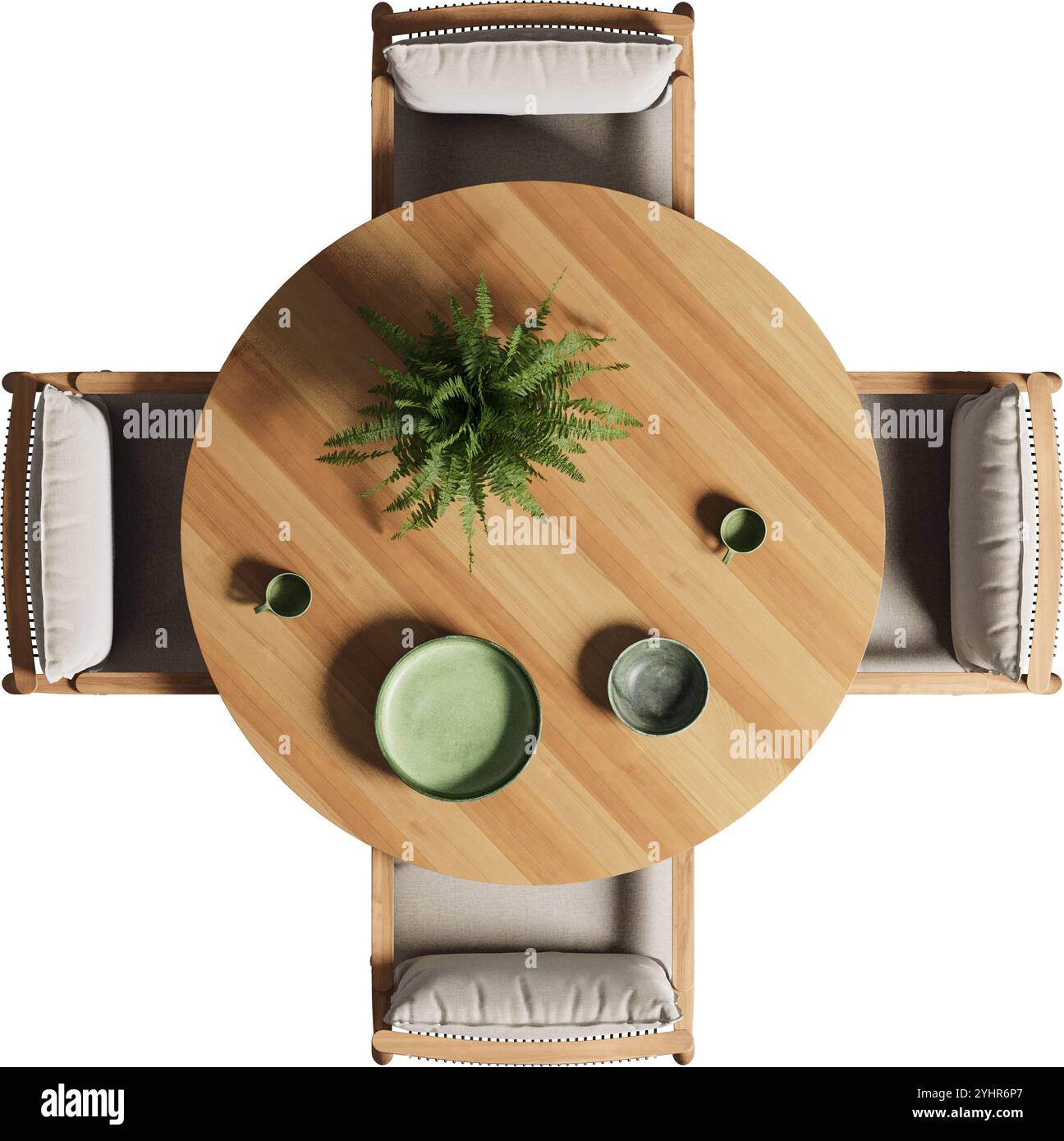 Round table chairs top hi-res stock photography and images - Alamy