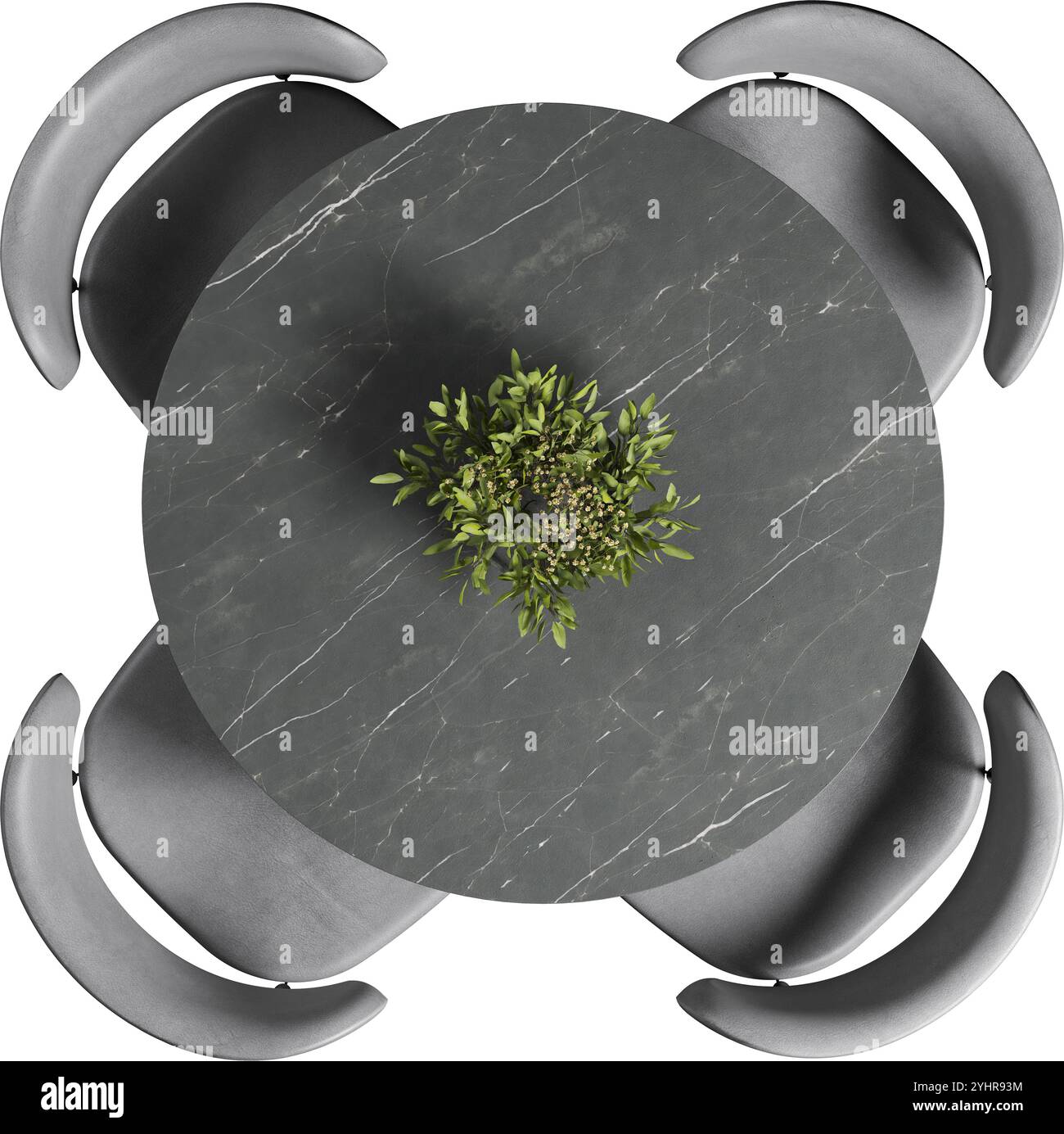 3d render marble table Cut Out Stock Images & Pictures - Alamy