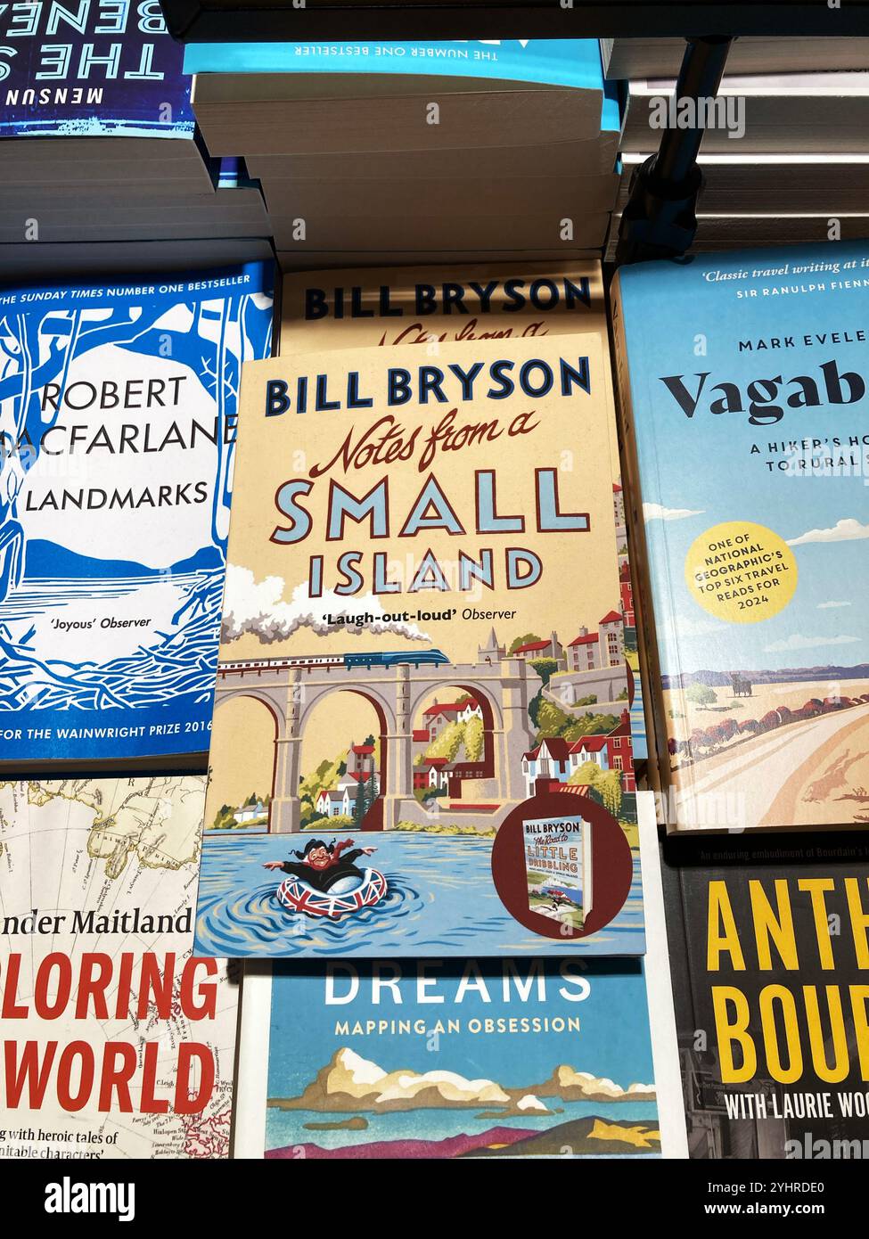 Bill Bryson, Notes from a Small Island, book for sale at the local book ...