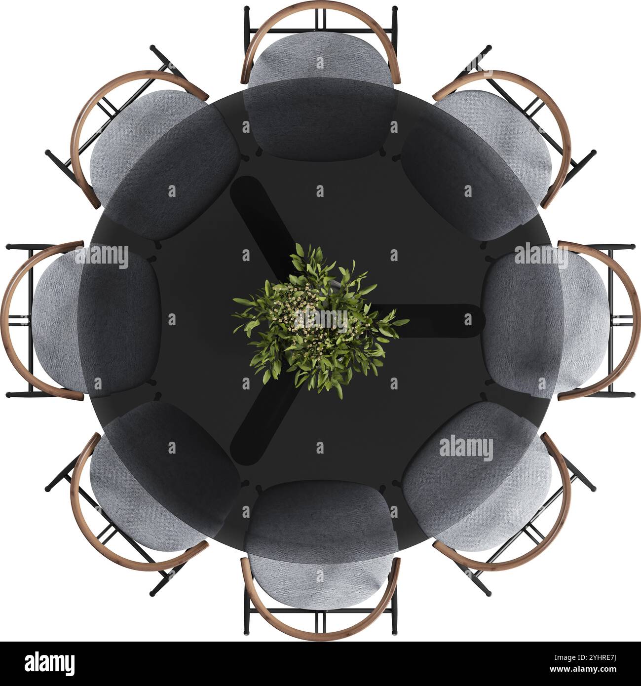 Round table chairs top hi-res stock photography and images - Alamy