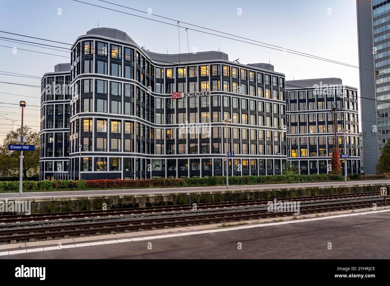 The headquarters of the logistics service provider DB Schenker AG, on ...