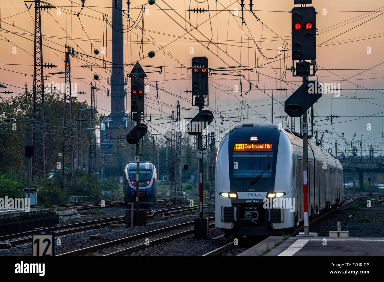 Dortmund central station with tracks hi-res stock photography and ...
