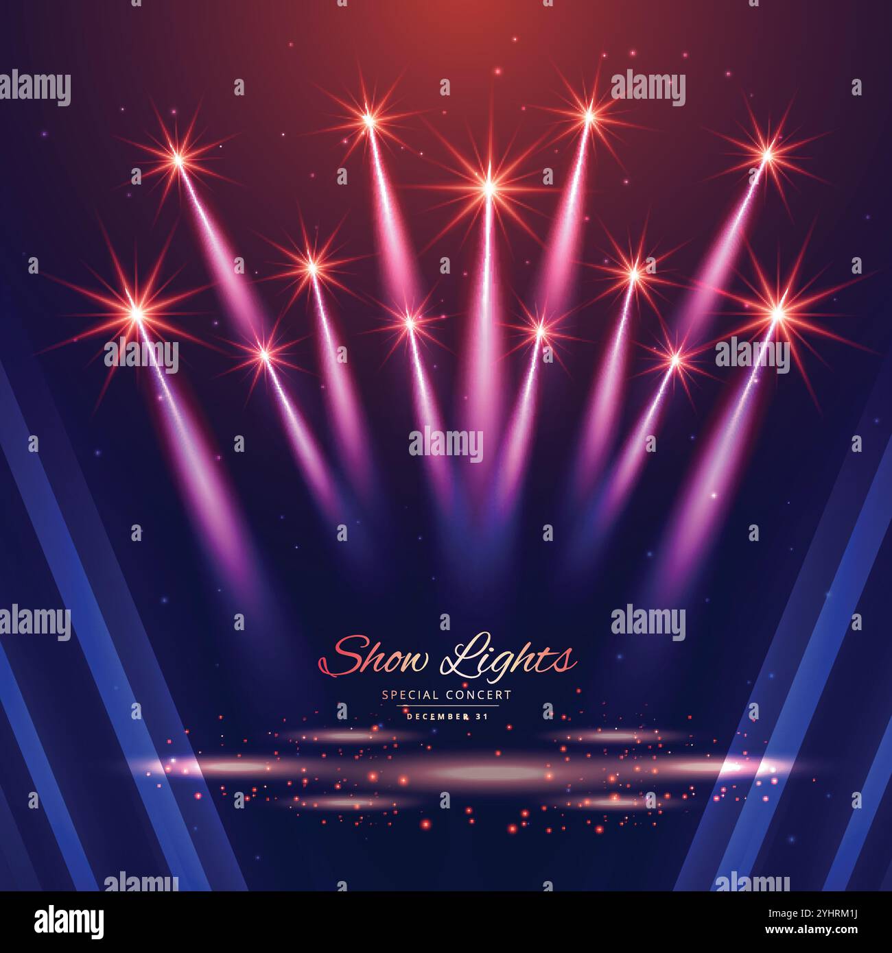 beautiful show lights background Stock Vector Image & Art - Alamy