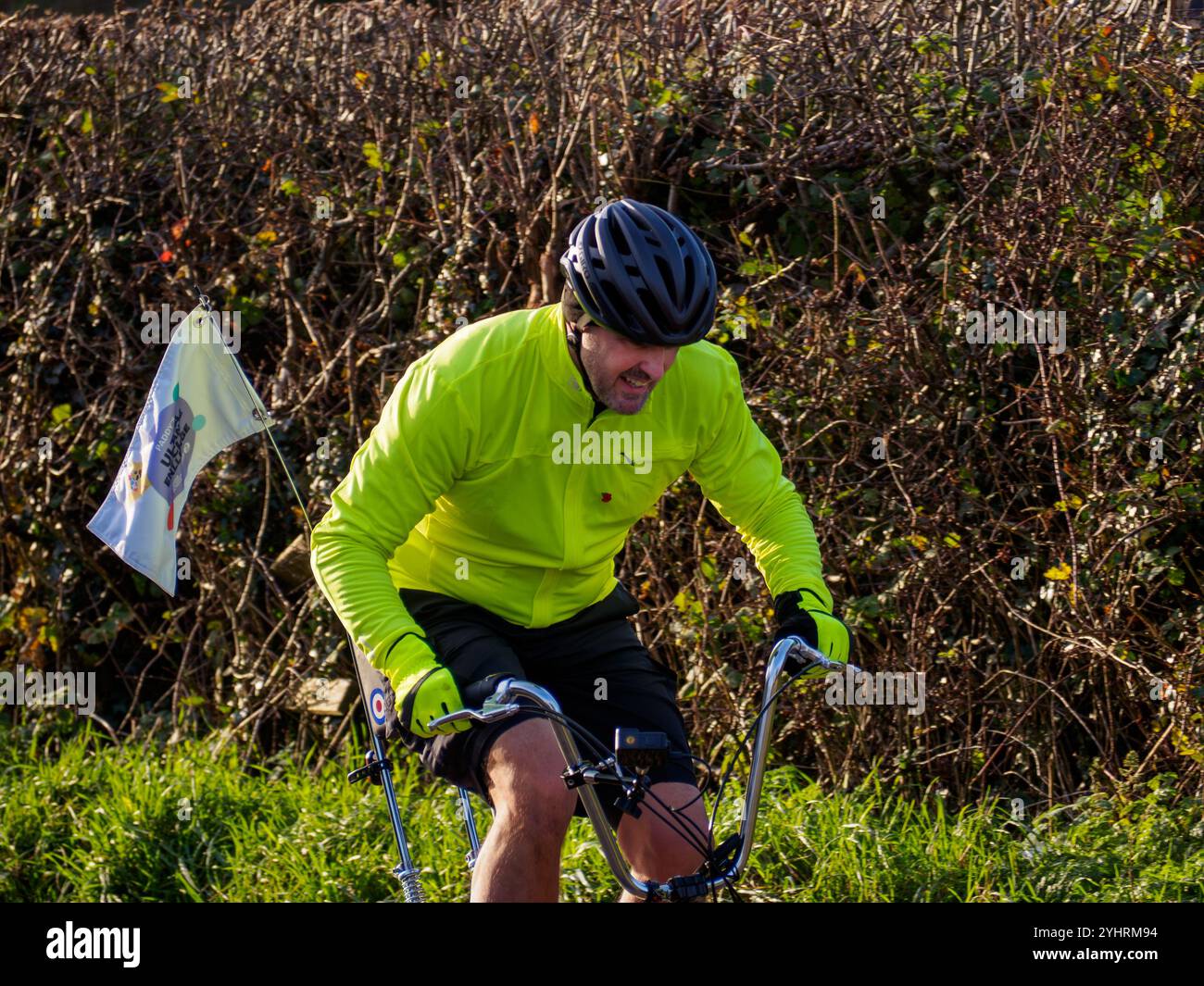 TV celebrity Paddy McGuinness during the second leg of his gruelling ...
