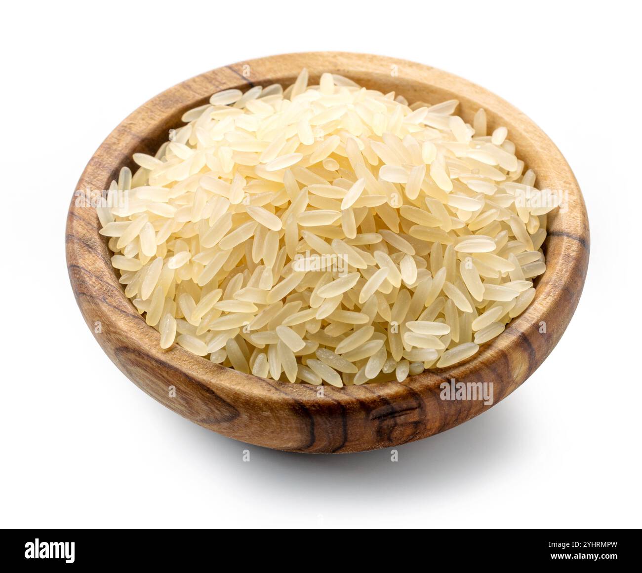 bowl of raw uncooked rice isolated on white background Stock Photo - Alamy