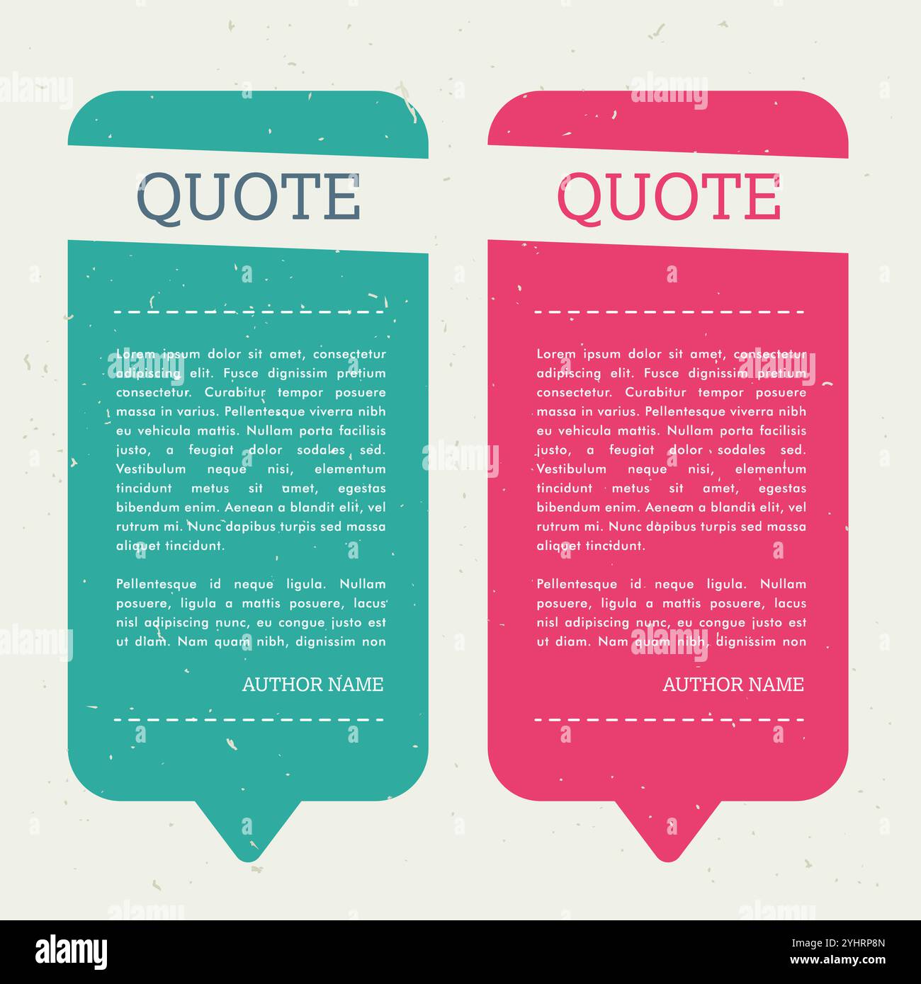 creative quote bubble set with note message Stock Vector Image & Art ...