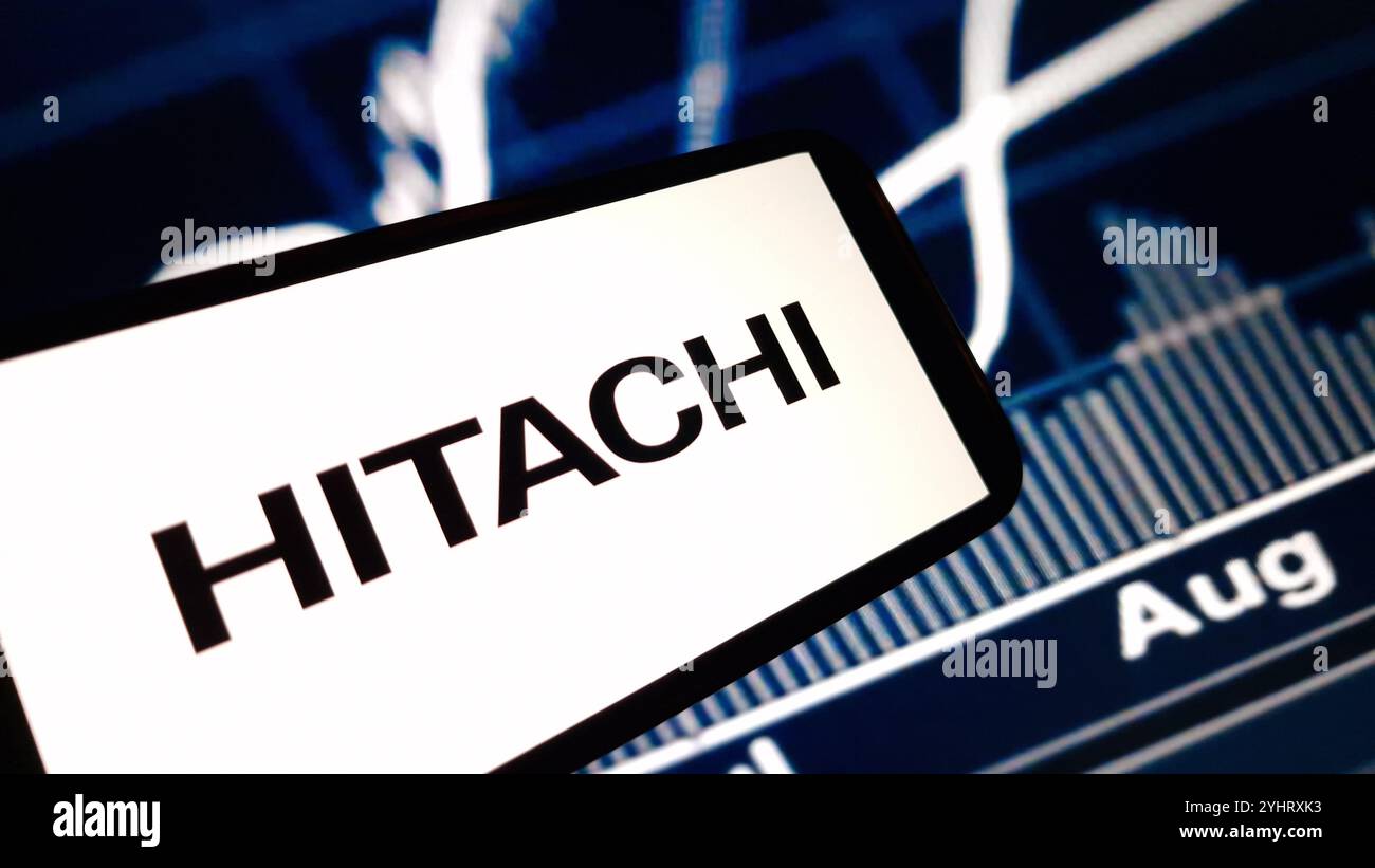 Hitachi logo hi-res stock photography and images - Alamy