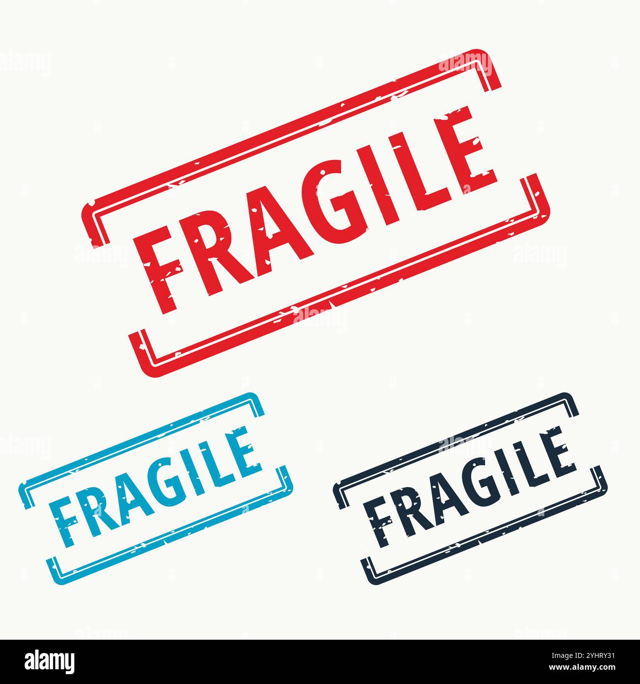 Fragile badge hi-res stock photography and images - Alamy