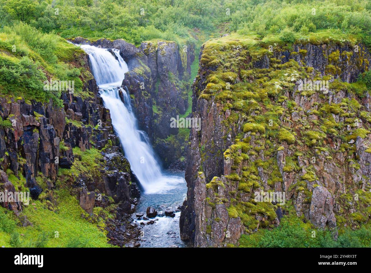 Fardagafoss waterfall hi-res stock photography and images - Alamy