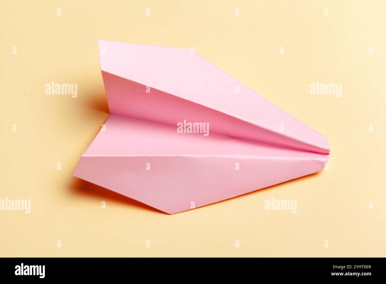 Origami paper airplane Stock Photo - Alamy
