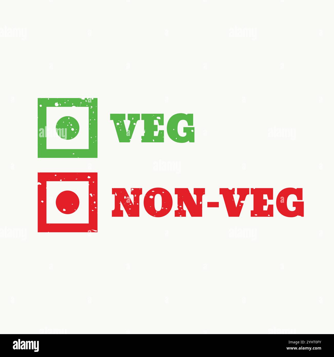 veg and non-veg sign Stock Vector Image & Art - Alamy