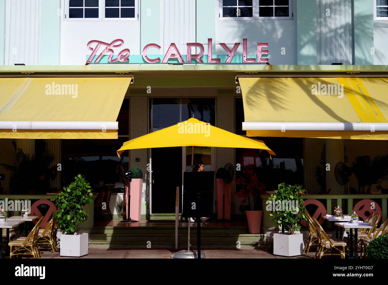 Carlyle Hotel, South Beach Stock Photo - Alamy