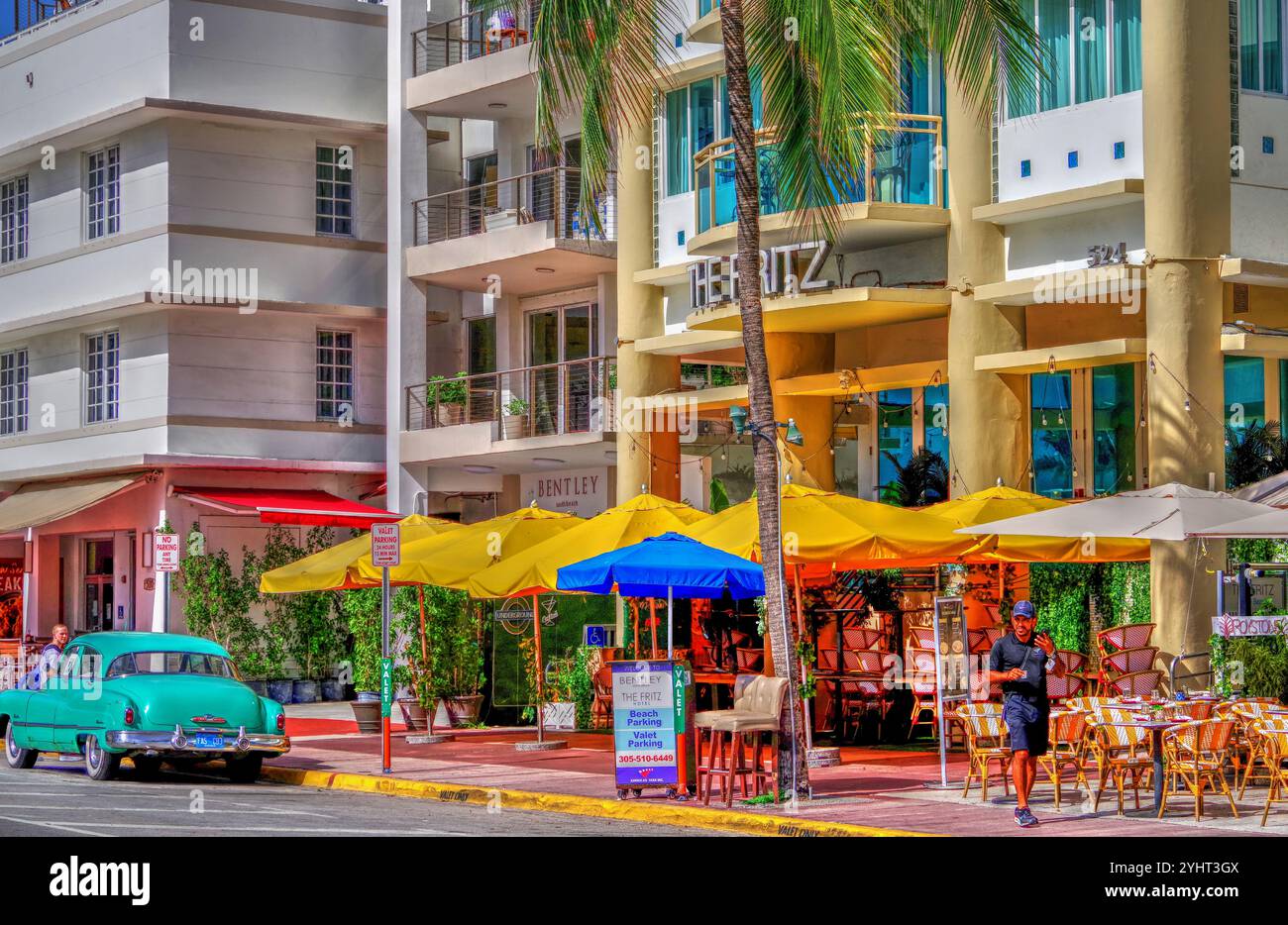 Ocean Drive, South Miami Beach Stock Photo - Alamy