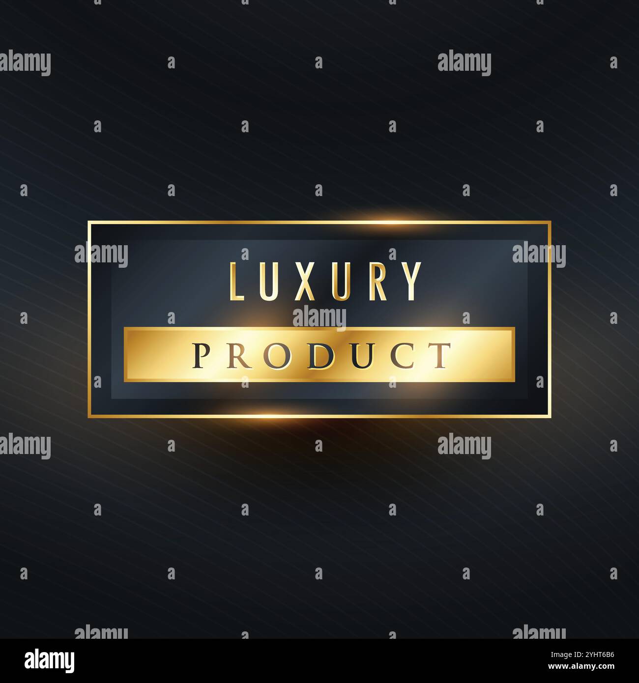 Gold luxury realistic rectangle Stock Vector Images - Alamy