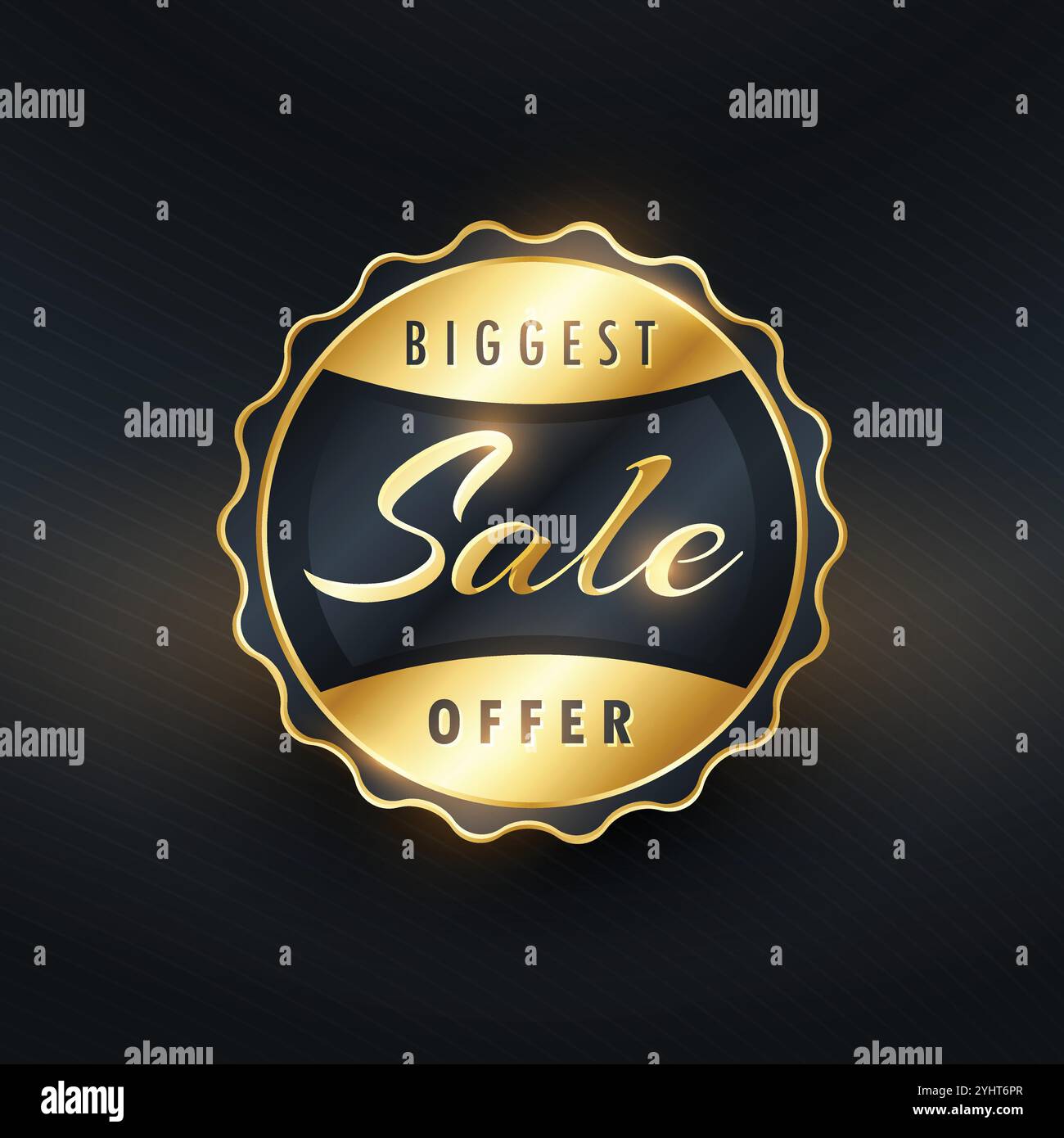 Biggest sale offer gold Stock Vector Images - Alamy