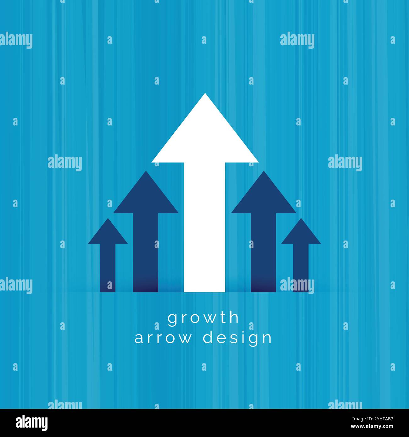 leading white arrow business growth template Stock Vector Image & Art ...