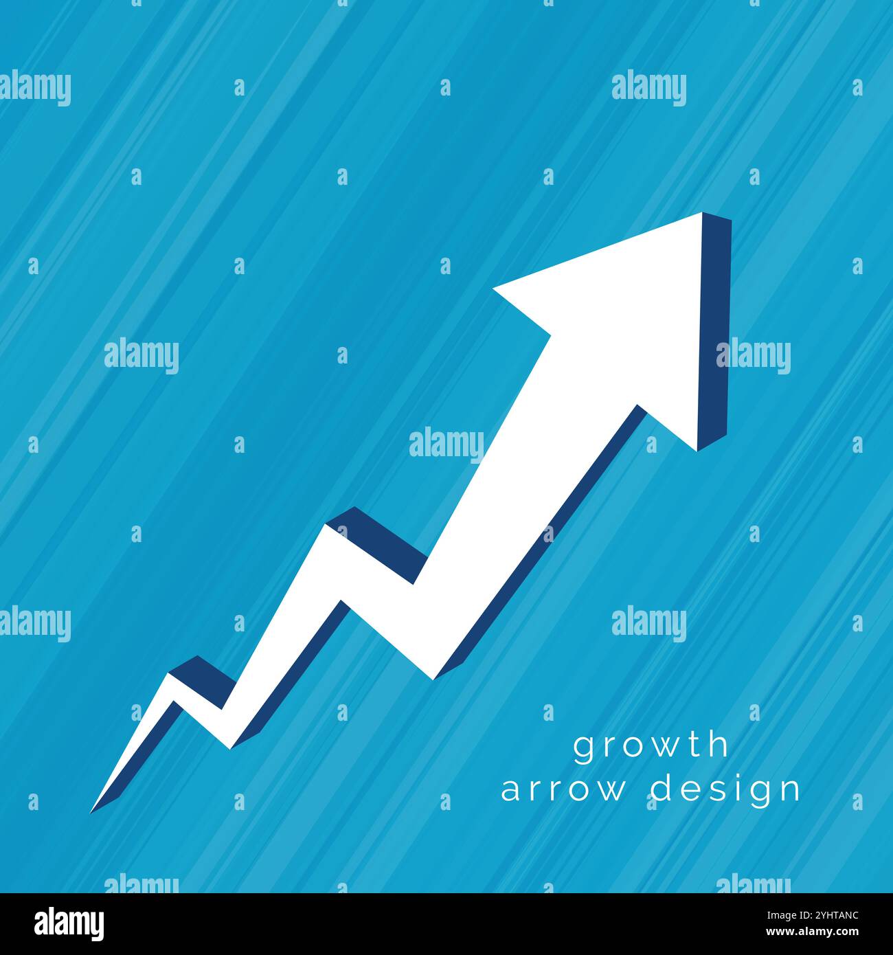 3d arrow moving upward design Stock Vector Image & Art - Alamy