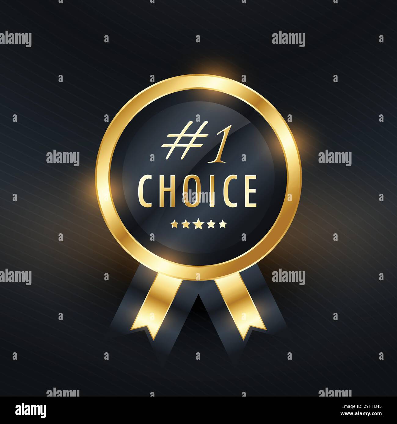 No. 1 choice vector label design Stock Vector Image & Art - Alamy