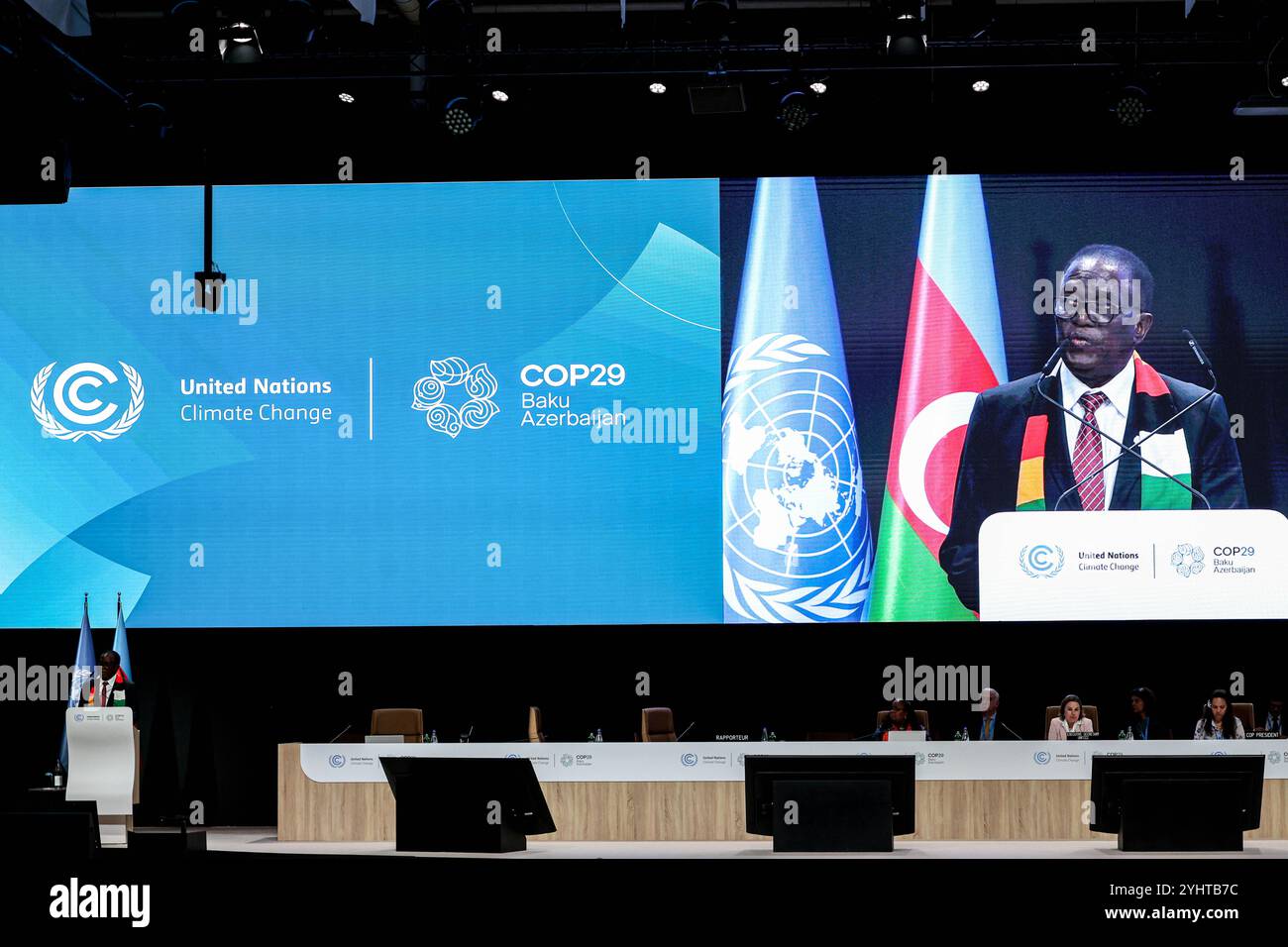 Baku, Azerbaijan, Azerbaijan. 12th Nov, 2024. EMMERSON DAMBUDZO ...