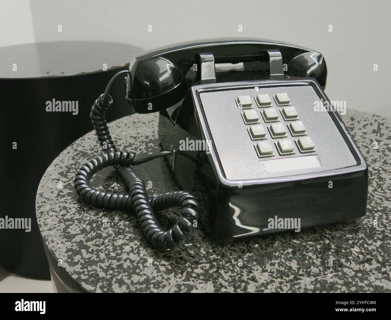 Vintage Touch Tone Push Button Rotary Telephone Office Phone Stock ...