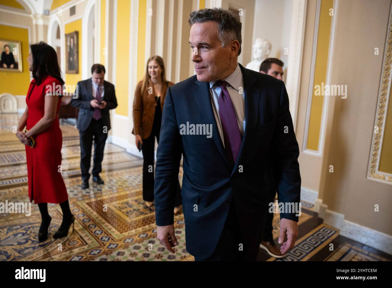 Senator-elect Dave McCormick (R-Pa.) is seen at the U.S. Capitol Nov ...