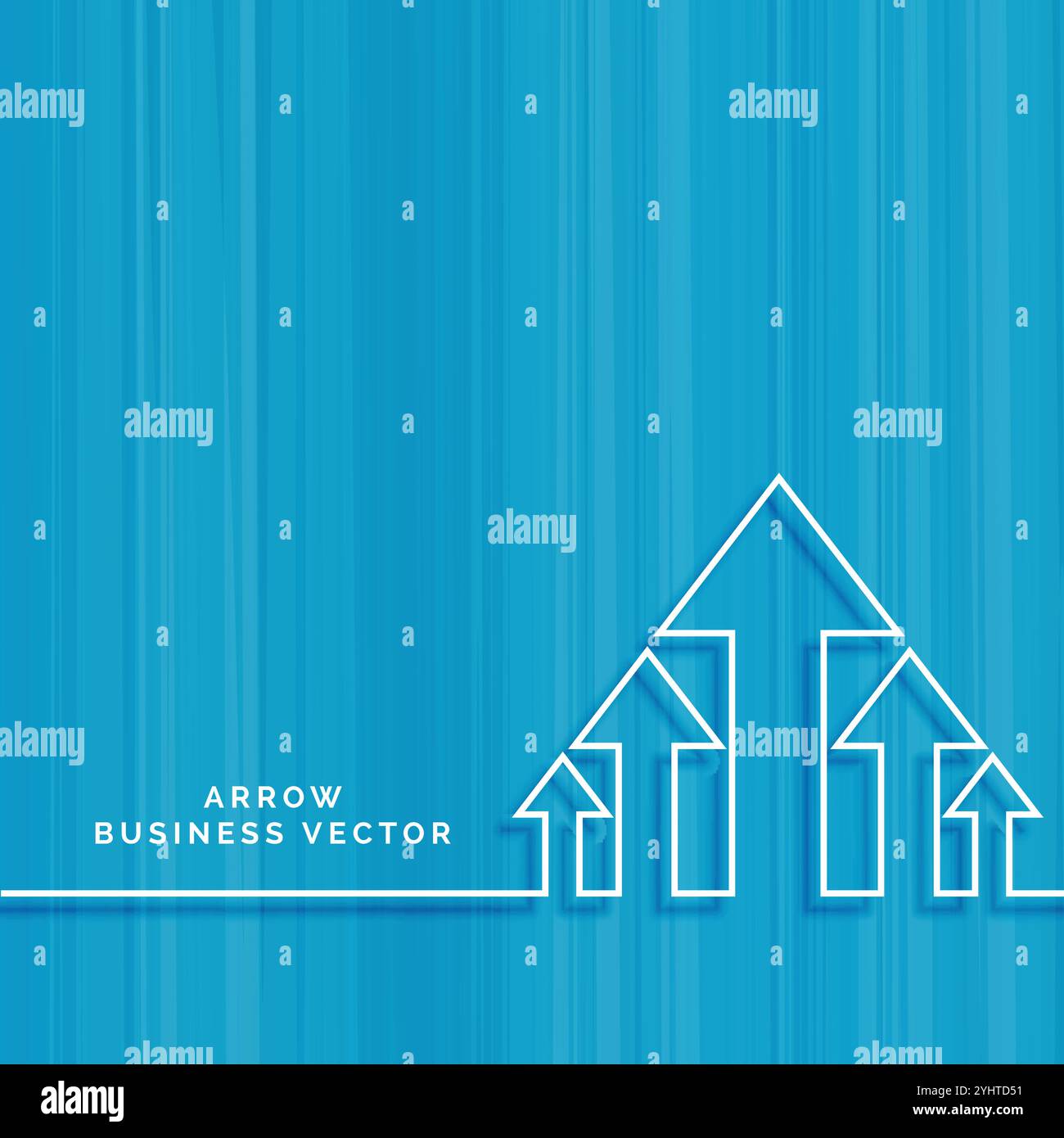 line arrow shape moving upward background vector illustration Stock ...