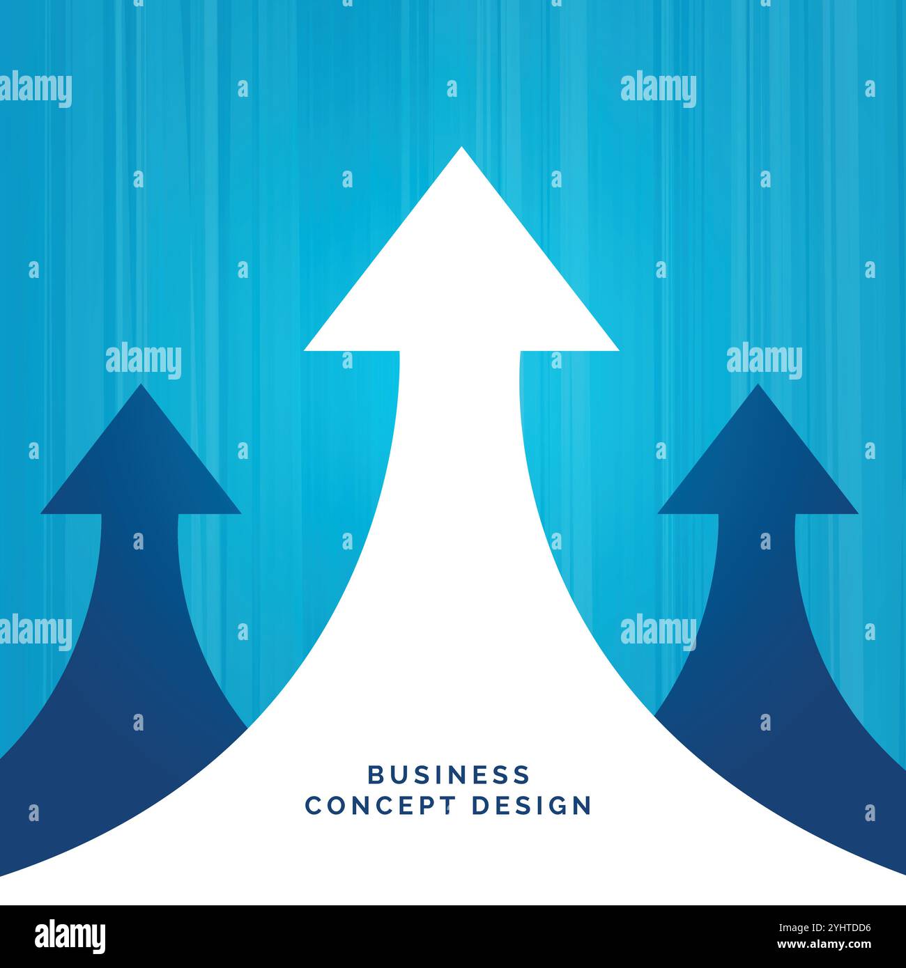 business concept leadership design with arrow vector illustration Stock ...