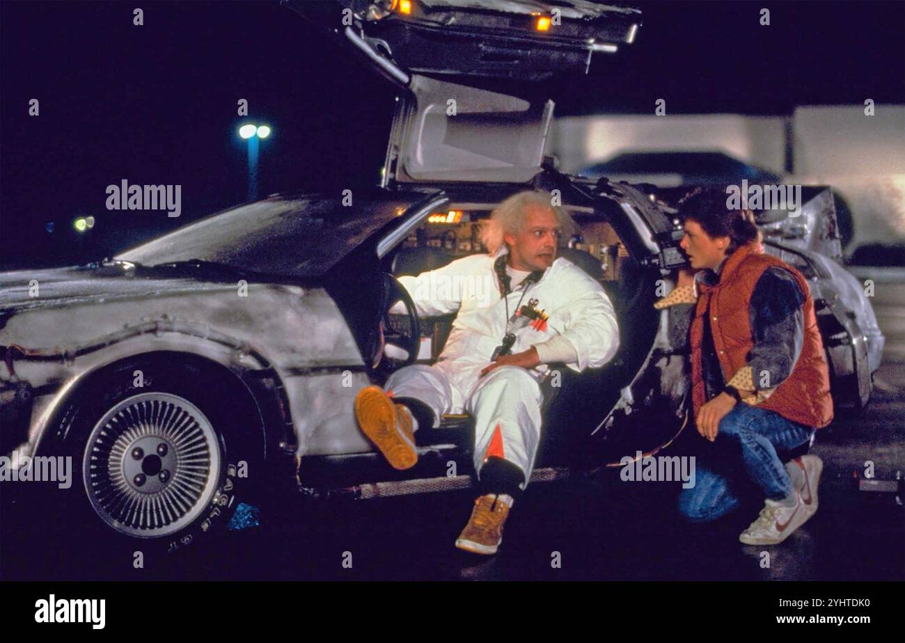 BACK TO THE FUTURE 1984 Universal film with Michael J. Fox as Marty ...