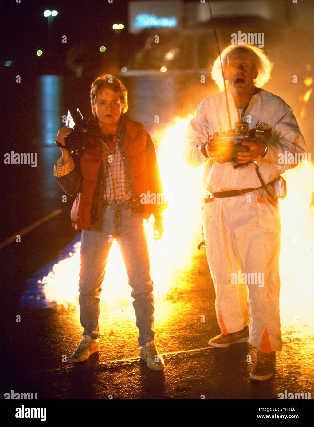 BACK TO THE FUTURE 1984 Universal film with Michael J. Fox as Marty ...