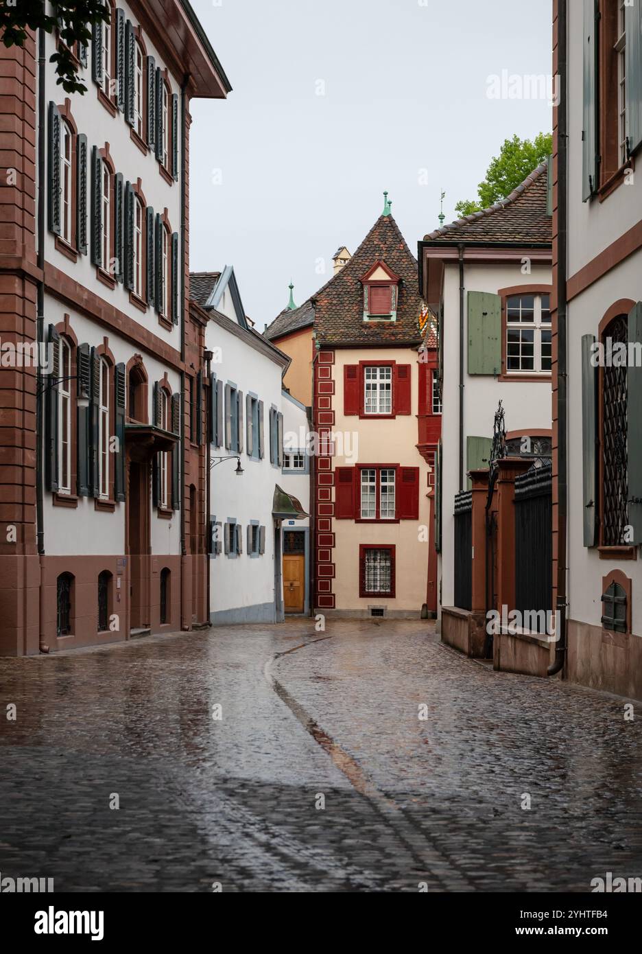 Side street in basel hi-res stock photography and images - Alamy
