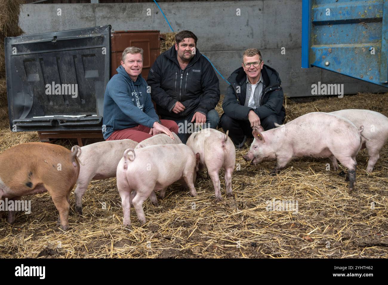 Jacob Sykes, Lee Mansbridge New Forest farmer - Commoner and Nick Ball ...