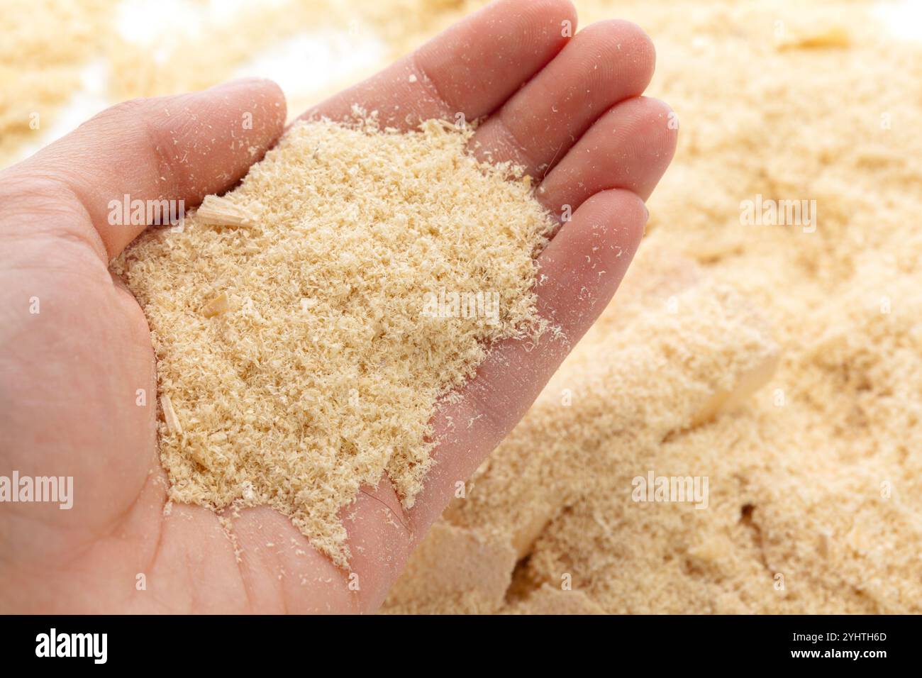 Fine wood shavings sawdust hi-res stock photography and images - Alamy