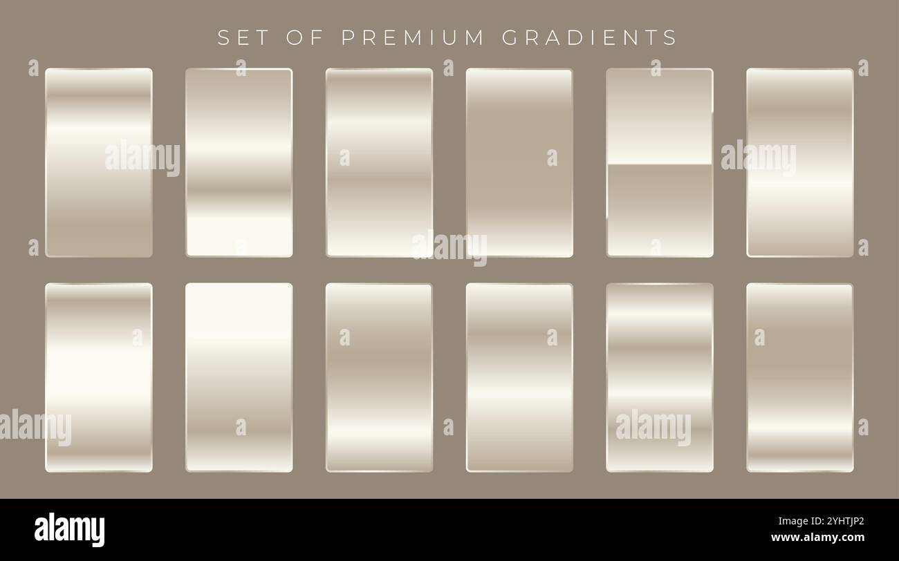 shiny gradients set background design Stock Vector Image & Art - Alamy